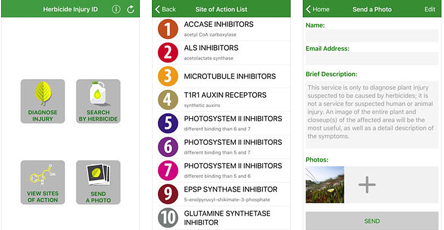 An app for herbicide injury ID