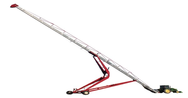 Portable grain pump from Hutchinson/Mayrath for reaching higher and ...