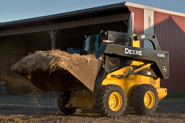 New E-Series skid steer and compact track loaders from John Deere ...