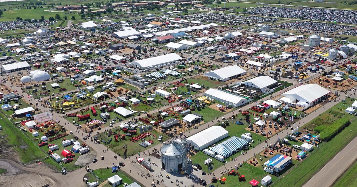 Ready to rock and roll for a big farm show