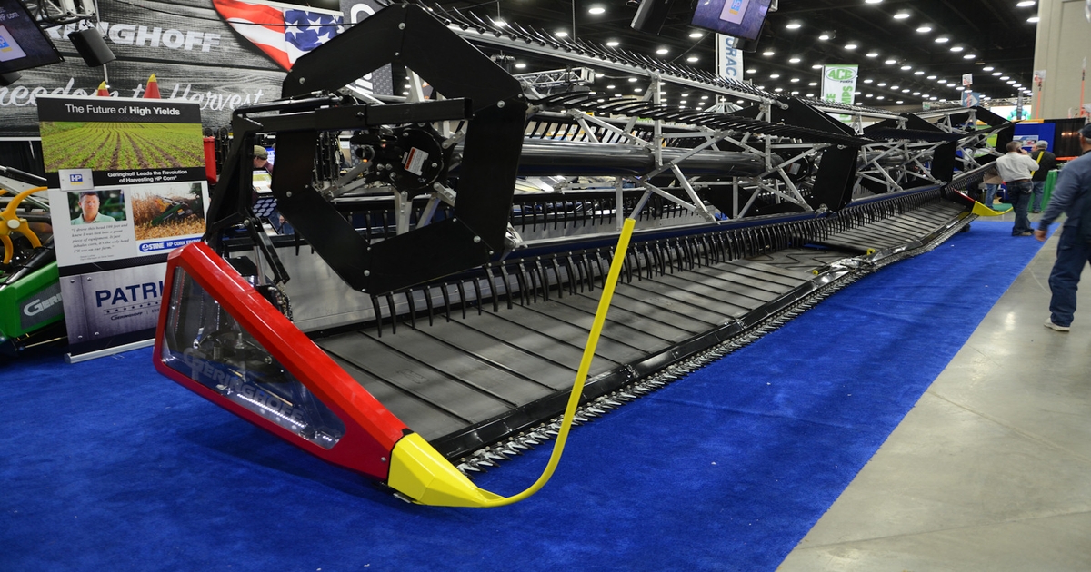 Geringhoff rolls out two new corn heads, soybean flex draper
