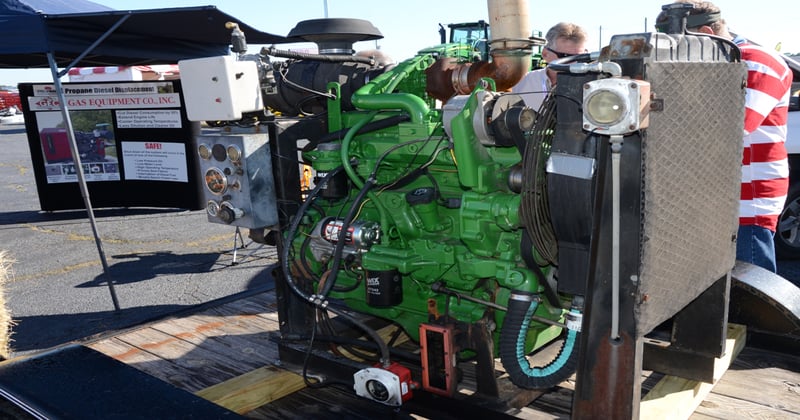 Kit allows for propane displacement in diesel engines