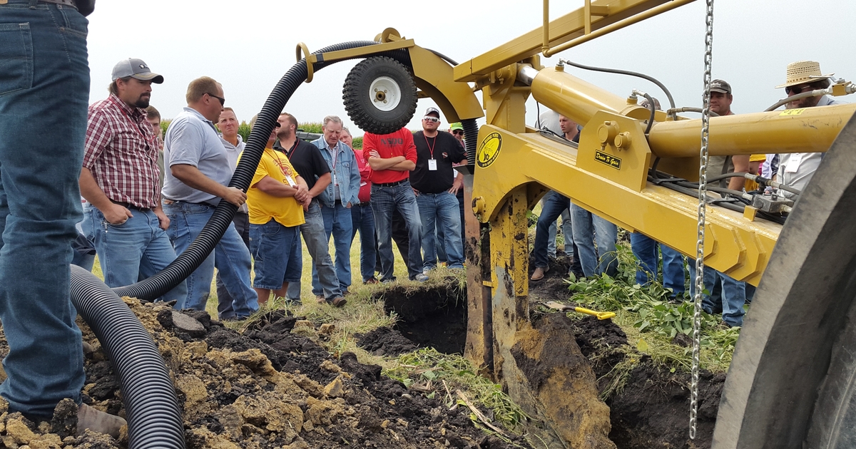 Planning a subsurface drainage system