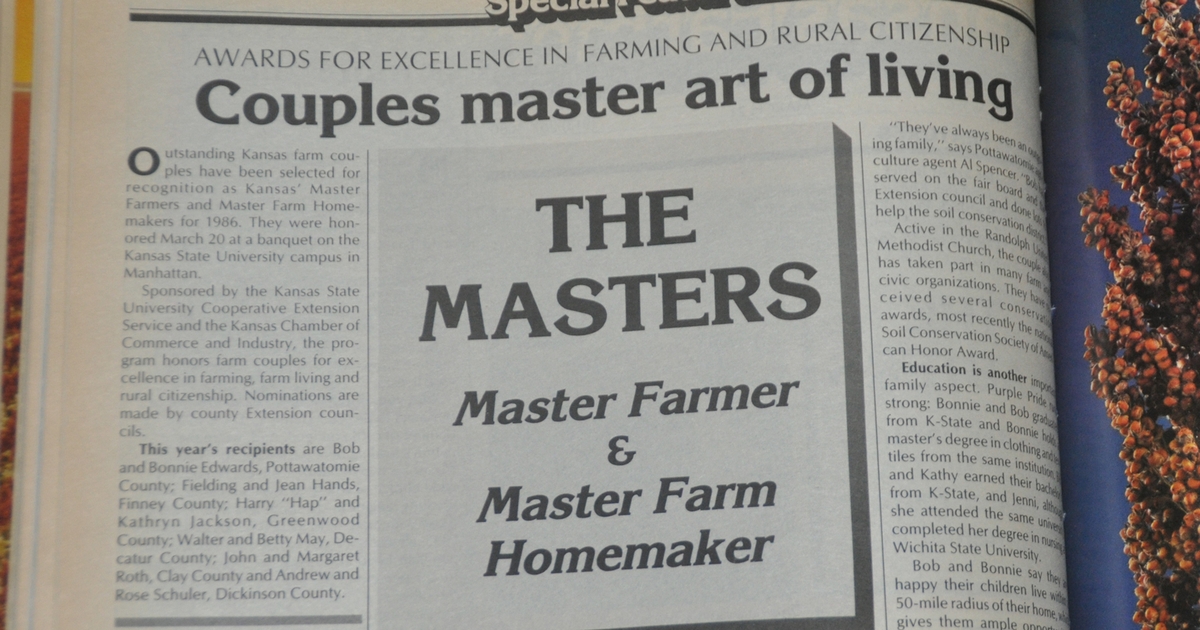 90 years later, Master Farmer award is still around