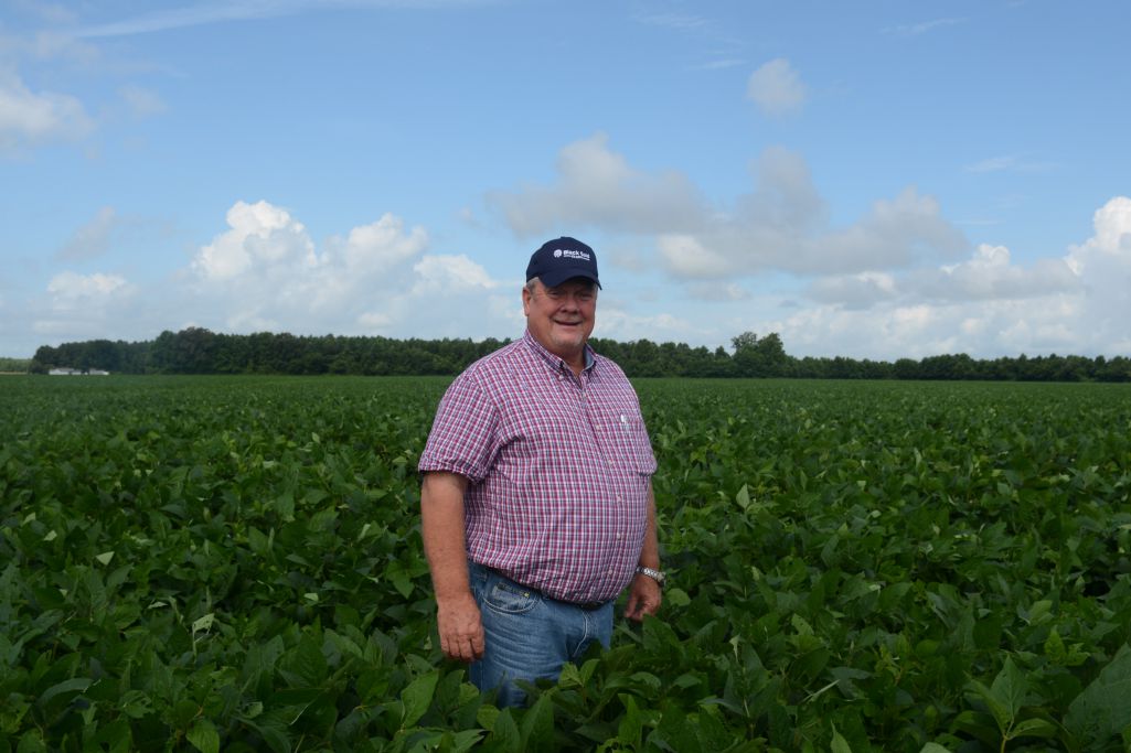 Farmer Jeff Spruill sprayed new dicamba on 160 acres of soybeans