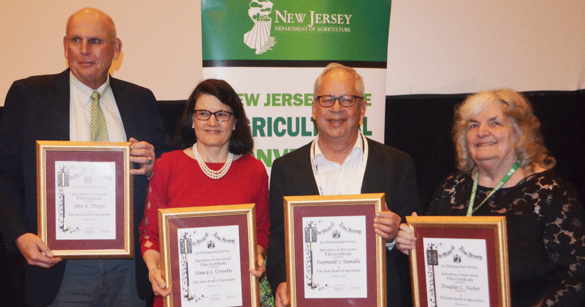 New Jersey ag leaders honored for longtime service