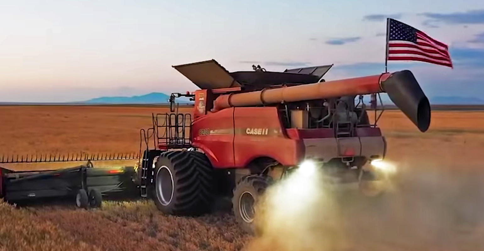 Welker Farms’ "Beastbine" handles rough fields in glacier country