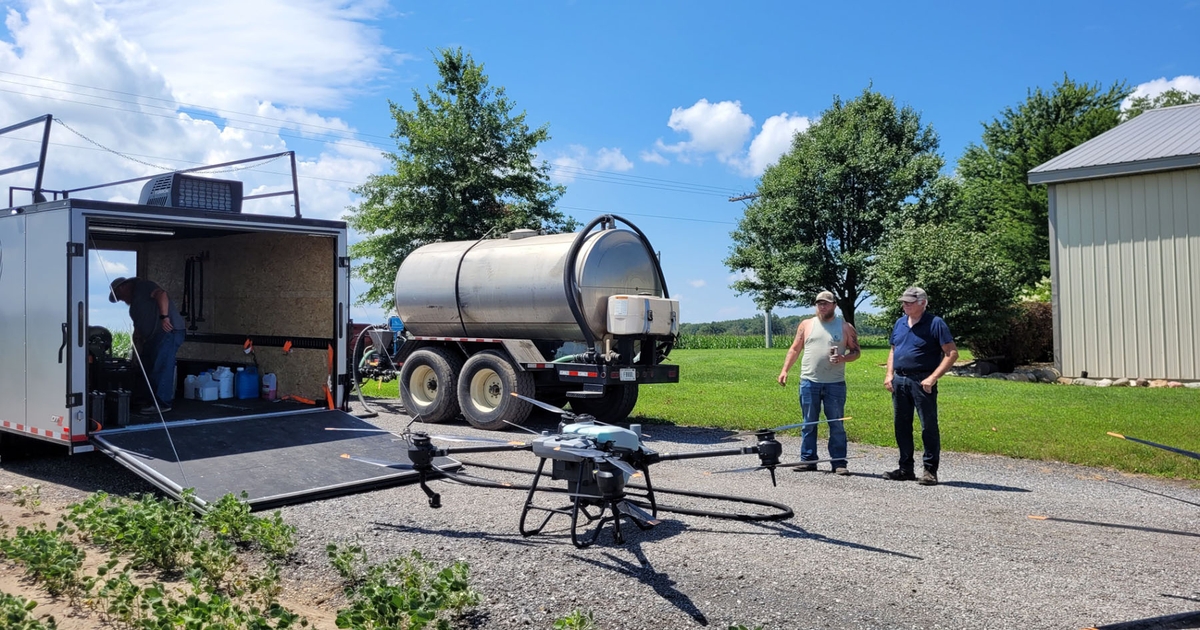 Planes, drones and ground rigs