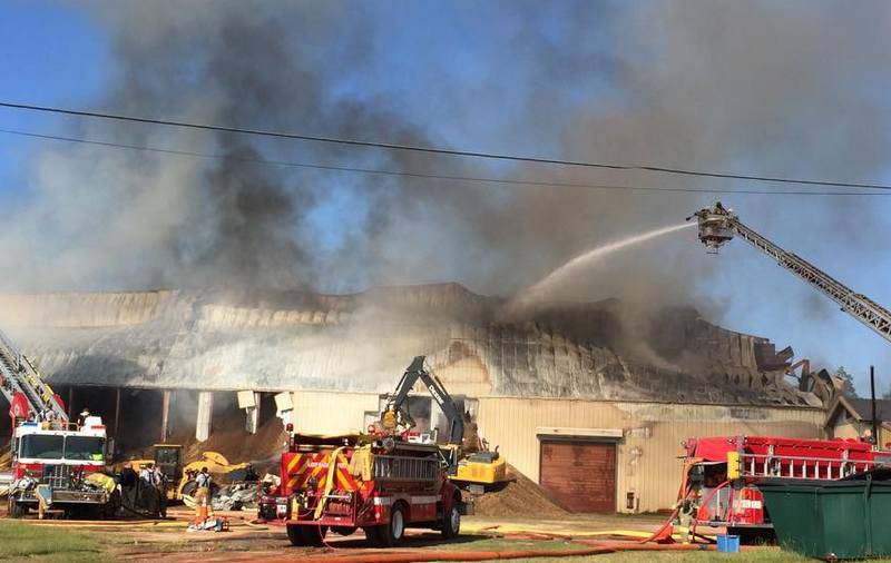 Peanuts burn in warehouse fire | Farm Progress