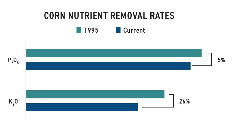 Nutrient removal rates revisited