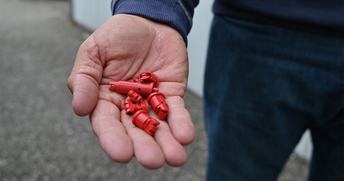 How to select the right sprayer nozzle