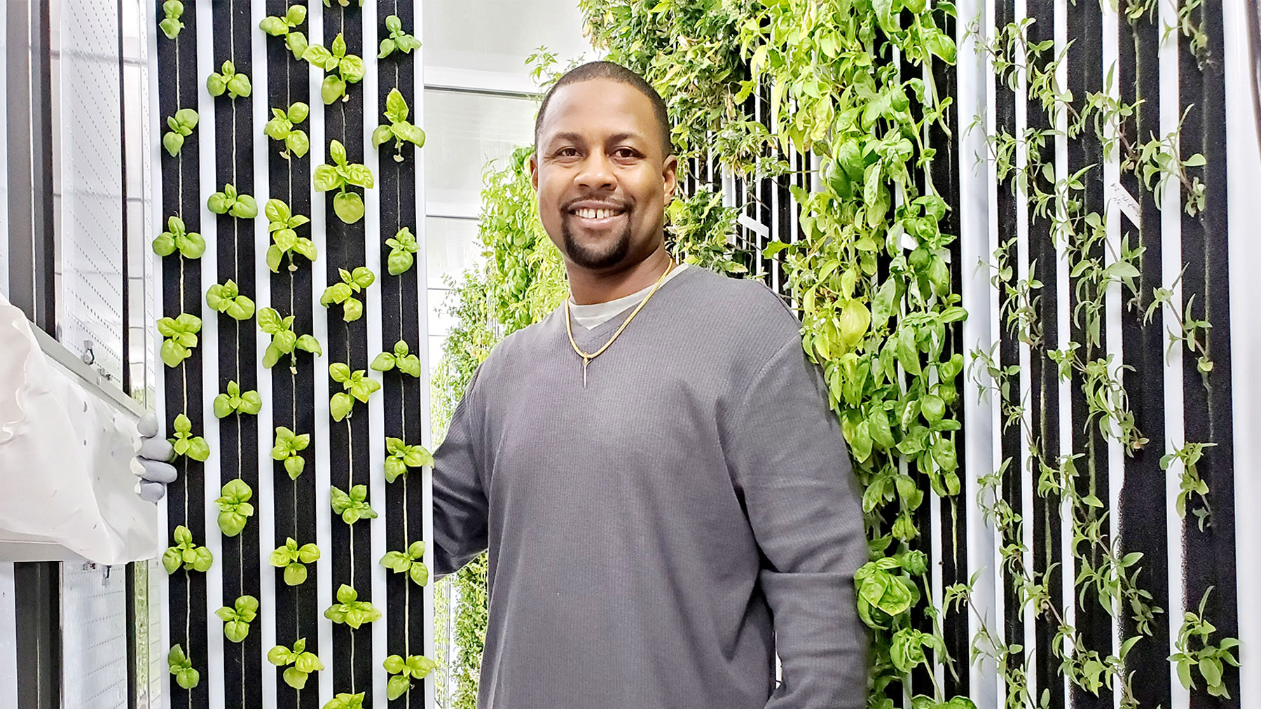 Shipping container farming meets community need