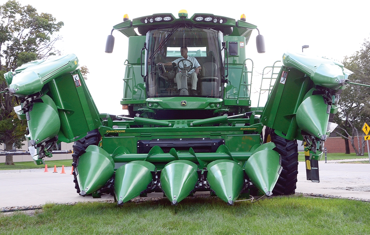 New folding corn head, spray tech from John Deere