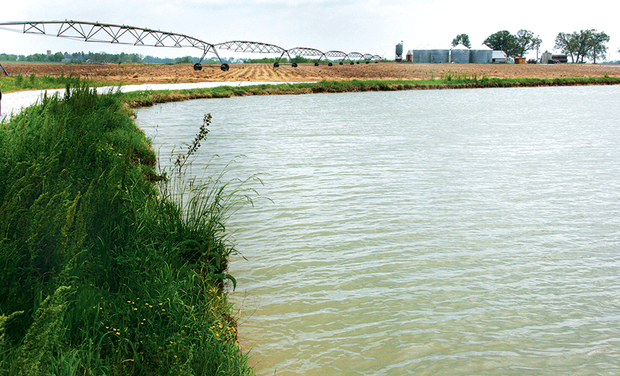 On-farm water storage can help ease drought risk