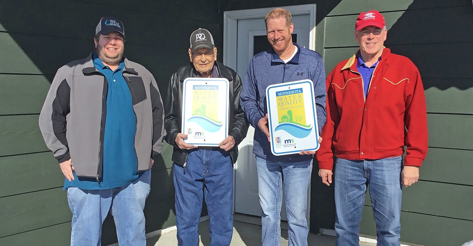 Grandfather-grandson team achieves water quality certification