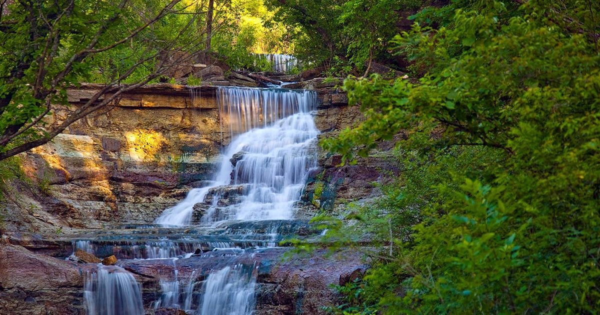 Go chasing waterfalls in Kansas this spring