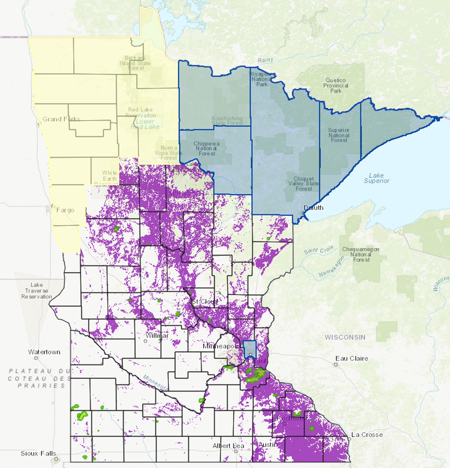 Minnesota releases updated groundwater regulation maps