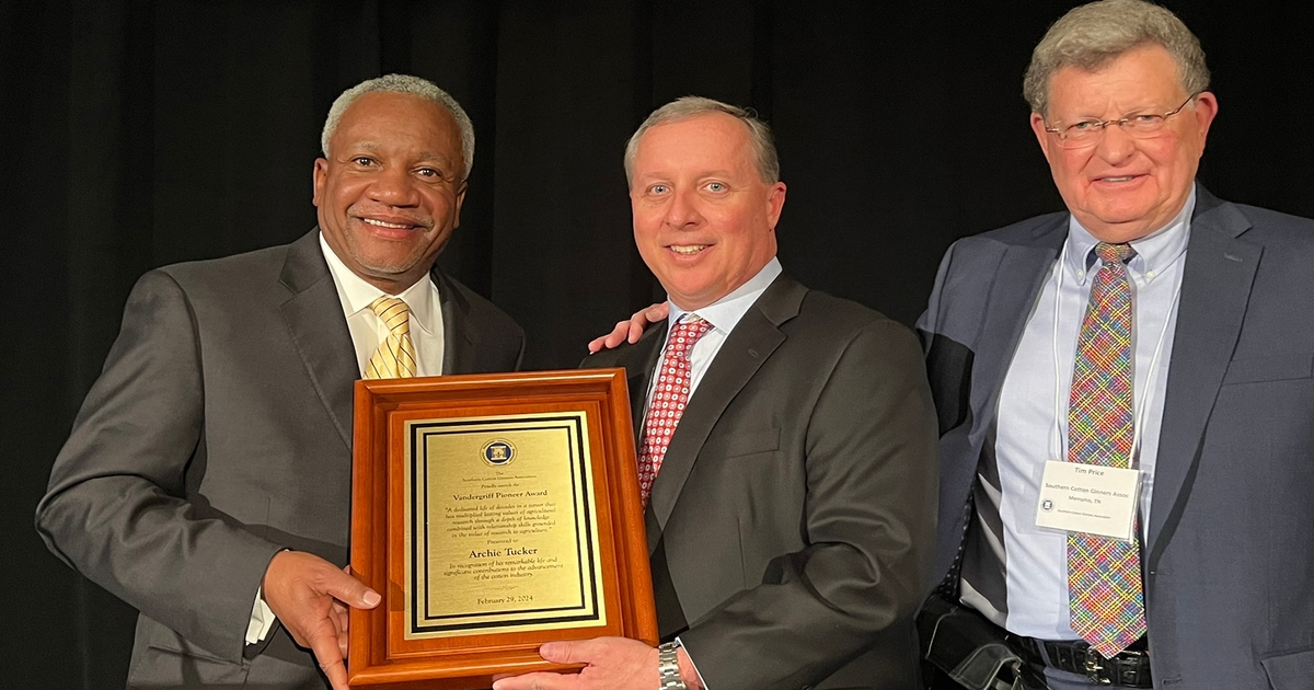 Archie Tucker named Vandergriff Award winner