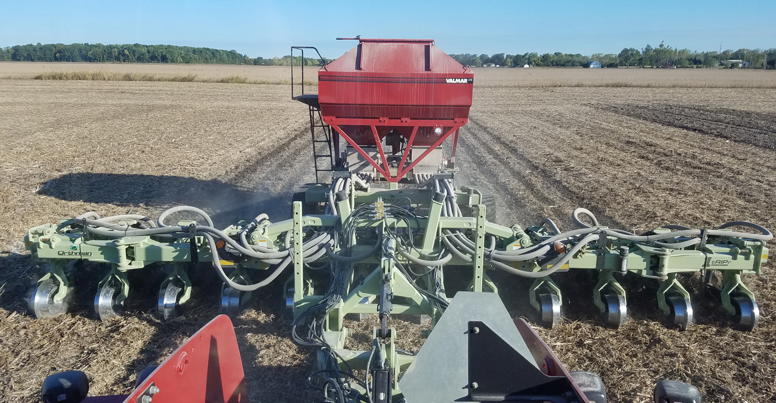 Strip till puts nutrients in their place