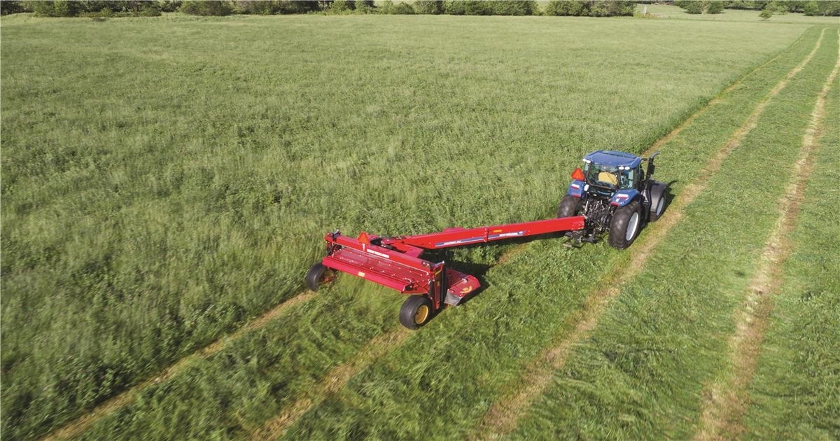 Make wider swaths for better hay