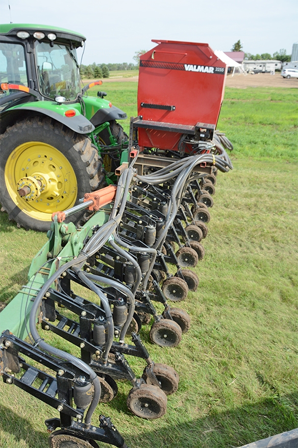 Homemade cover crop interseeder helps farmer add income