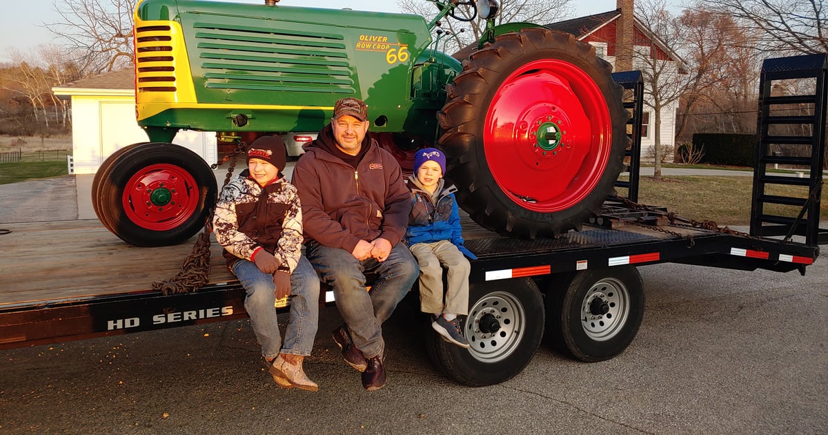 Lost tractor returns to family after 17 years