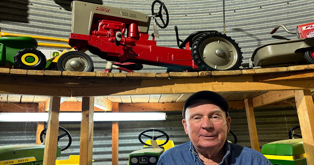 Rare pedal tractors and peanuts: Meet Georgia’s famous farmer
