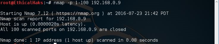 Nmap Tutorial: Common Commands