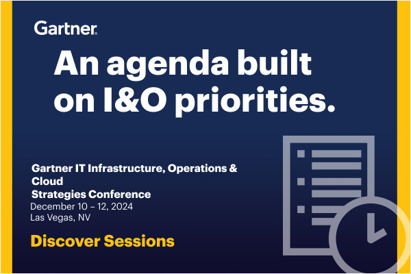Gartner IT Infrastructure, Operations & Cloud Strategies Conference 2024