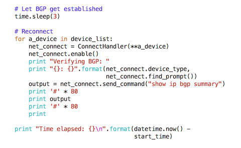 Network Automation Using Python: BGP Configuration