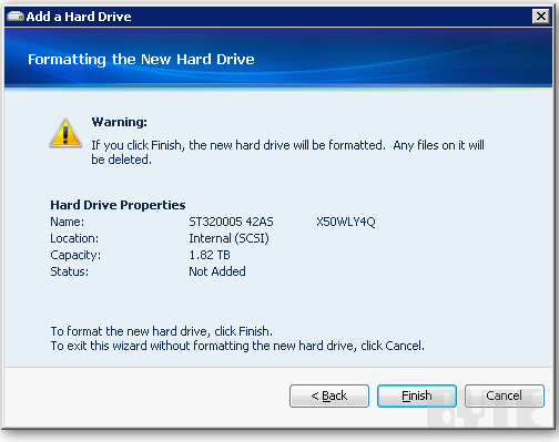 How To Add a Hard Drive to Your Windows Home Server