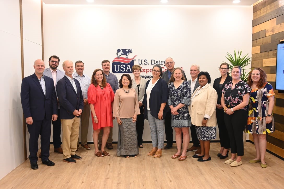 U.S. dairy farmer leaders explore flagship facility in Southeast Asia