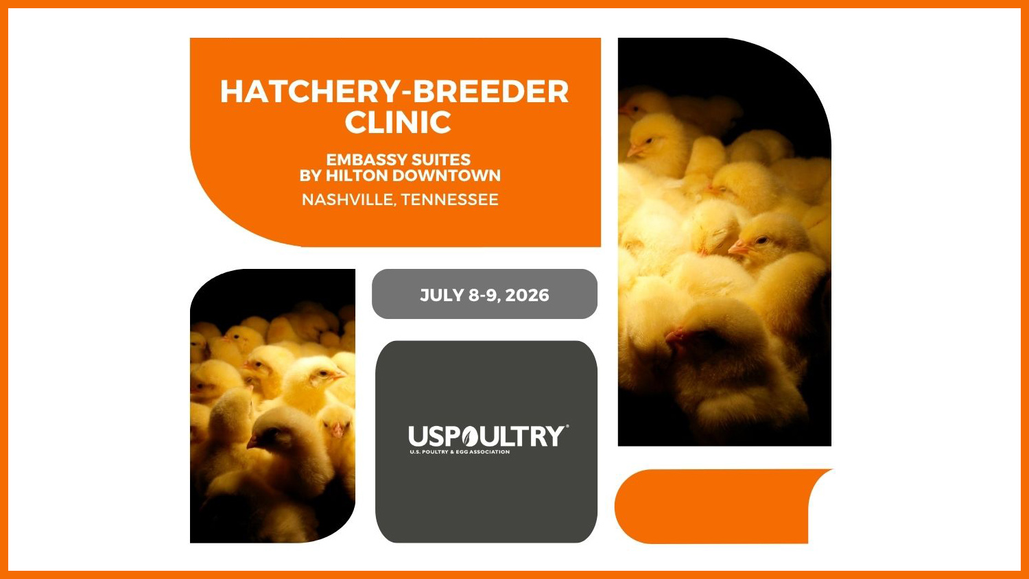 USPOULTRY to host 2026 Hatchery-Breeder Clinic