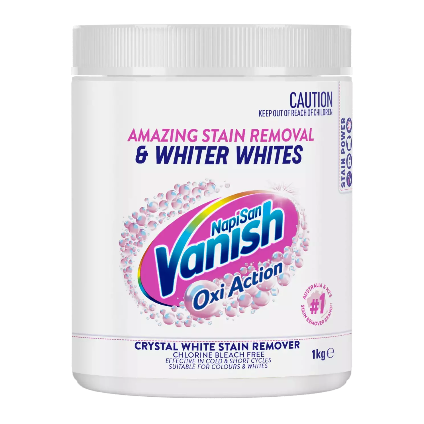 Vanish Oxi Action Crystal White Stain Remover Powder | Vanish NZ