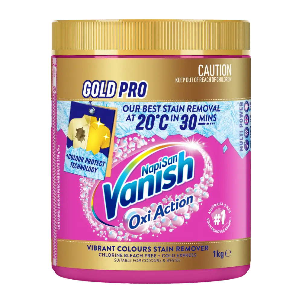 Vanish NapiSan Gold Pro Oxi Action Stain Remover Powder | Vanish NZ