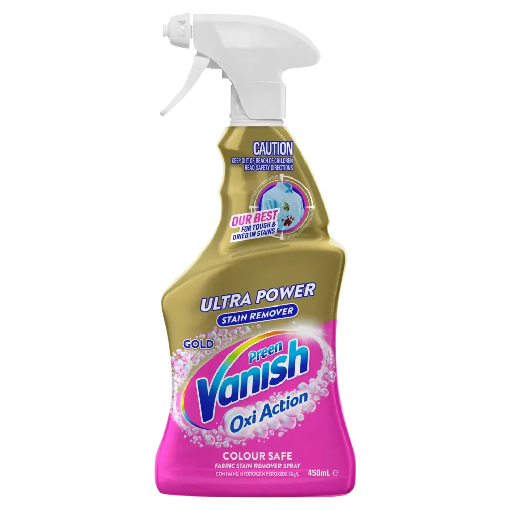 Vanish Preen Gold Oxi Action Stain Remover Spray | Vanish AU