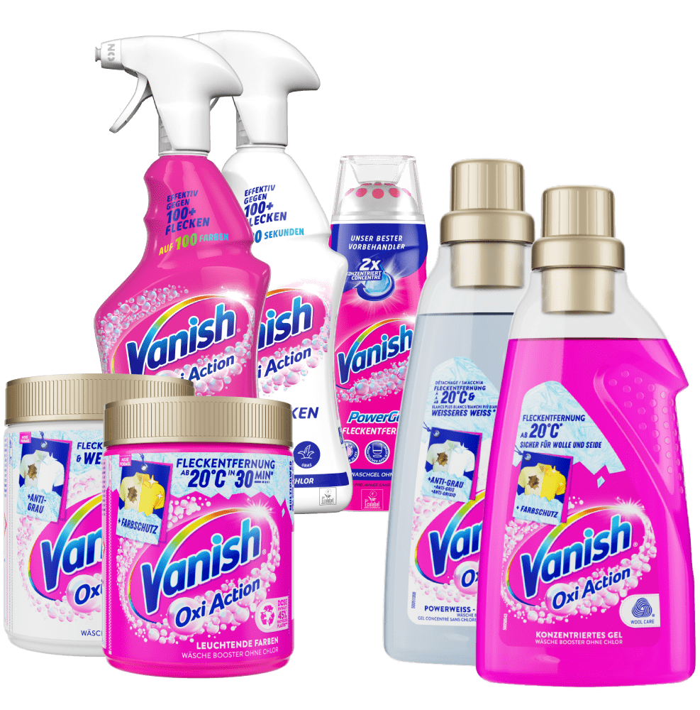 Vanish Produkte - Übersicht | Vanish DE