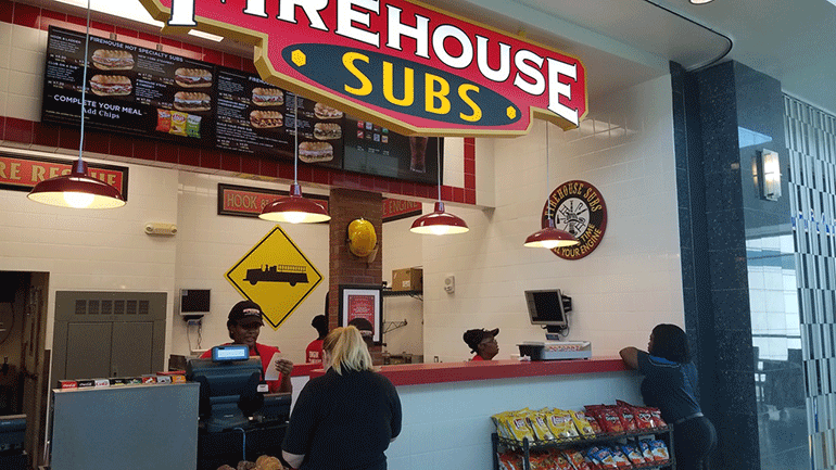 Firehouse Subs debuts airport location
