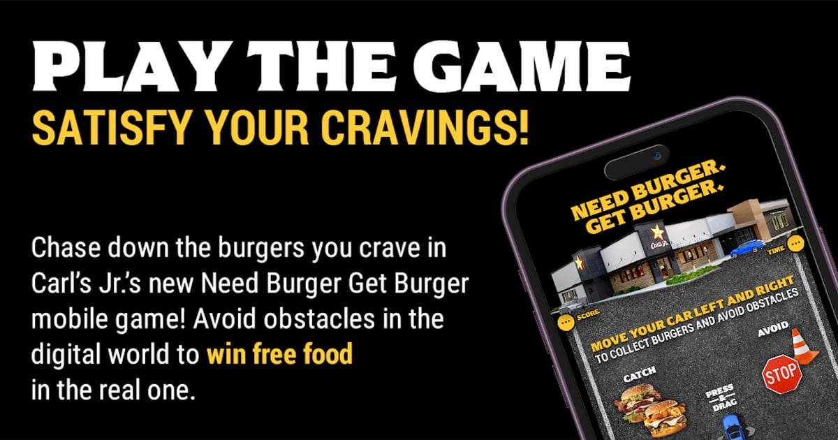 Carl’s Jr. launches mobile game to get customers to join its loyalty ...