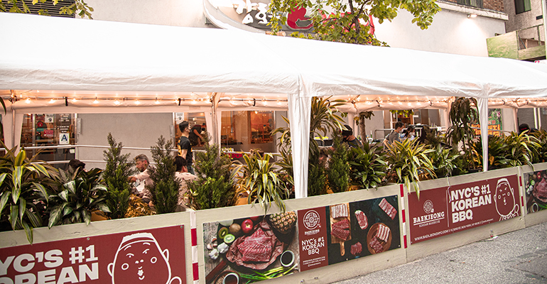 Michael Chon, head of Baekjeong restaurants in the United States ...