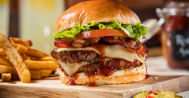 Daves Famous Chipotle Burger
