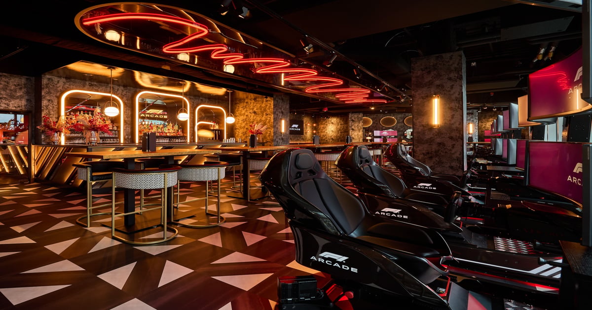 F1 Arcade eatertainment concept brings Champagne, caviar, and car ...