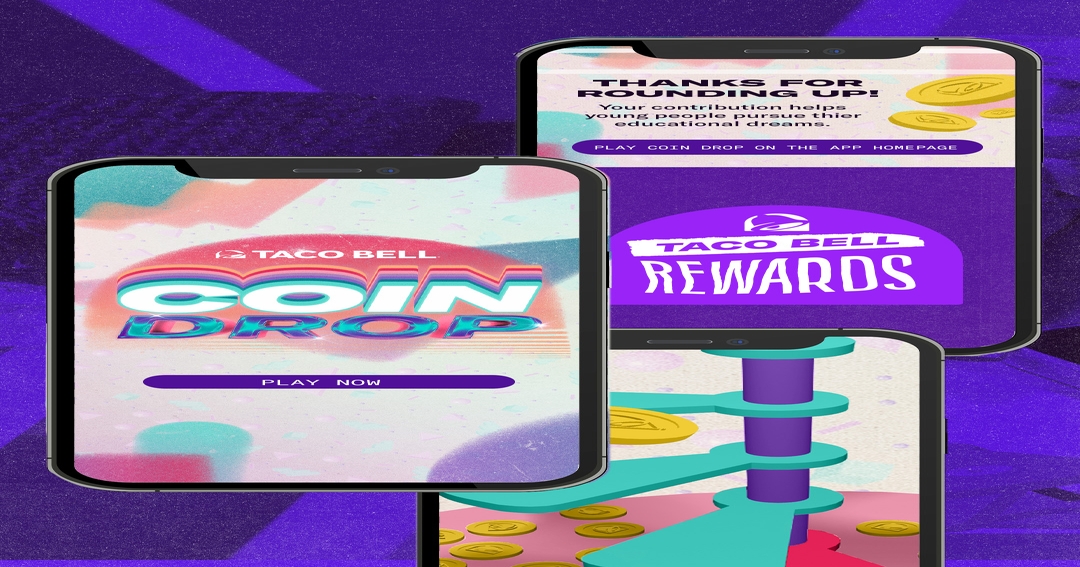 Taco Bell has digitized its iconic Coin Drop game