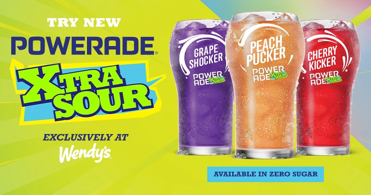 Wendy’s adds Powerade drinks to Coca-Cola Freestyle lineup
