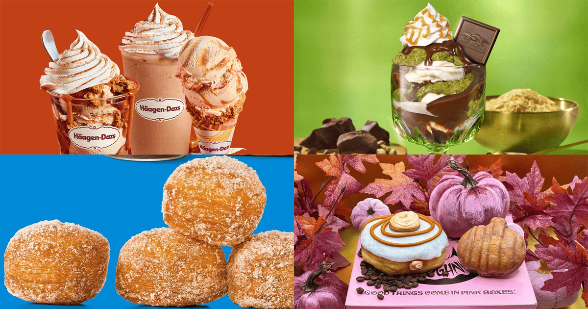 A look at autumn desserts from 34 restaurant chains