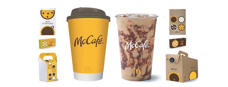 McDonald’s revamps 10-year-old McCafé packaging, logo