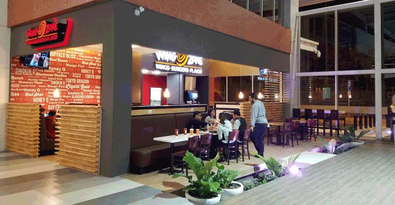 Wing Zone downsizes units, pares down menu