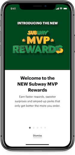 Subway to debut new MVP Rewards loyalty program