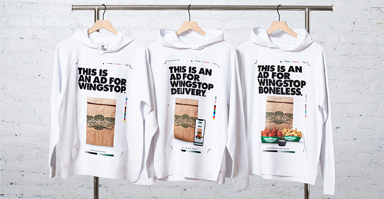 Wingstop pays fans to sport branded clothing in “Wearable Billboard ...