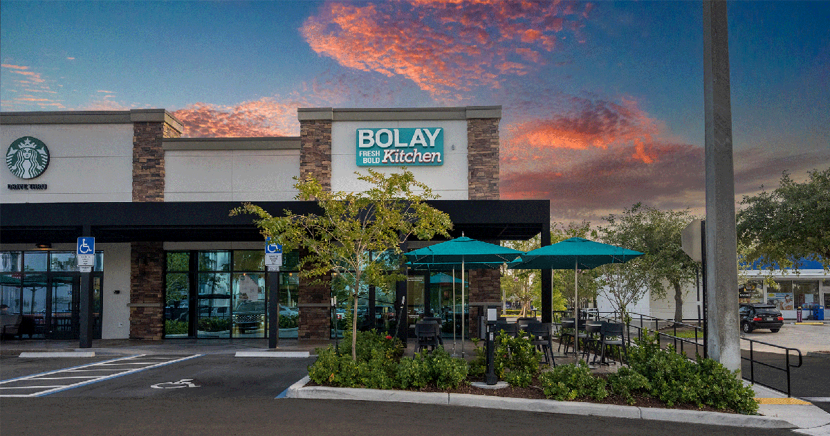 Bolay to open first drive-thru unit in Tampa, Fla.